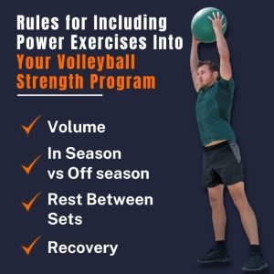 9 Power Exercises For Volleyball Players (Sample Program) | Volleyball ...